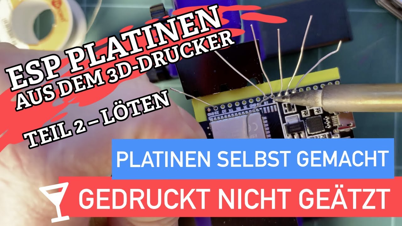 Platinen aus dem 3D Drucker Teil 2 - RAYDIY